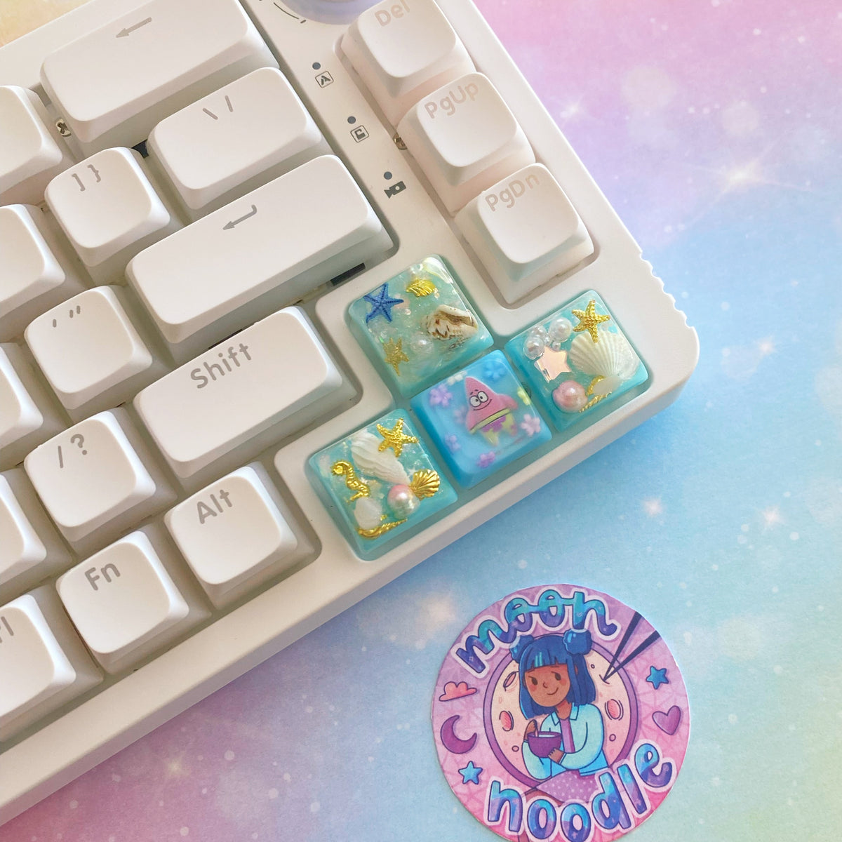 Beach Seashell XDA Artisan Keycaps – MoonNoodleShop