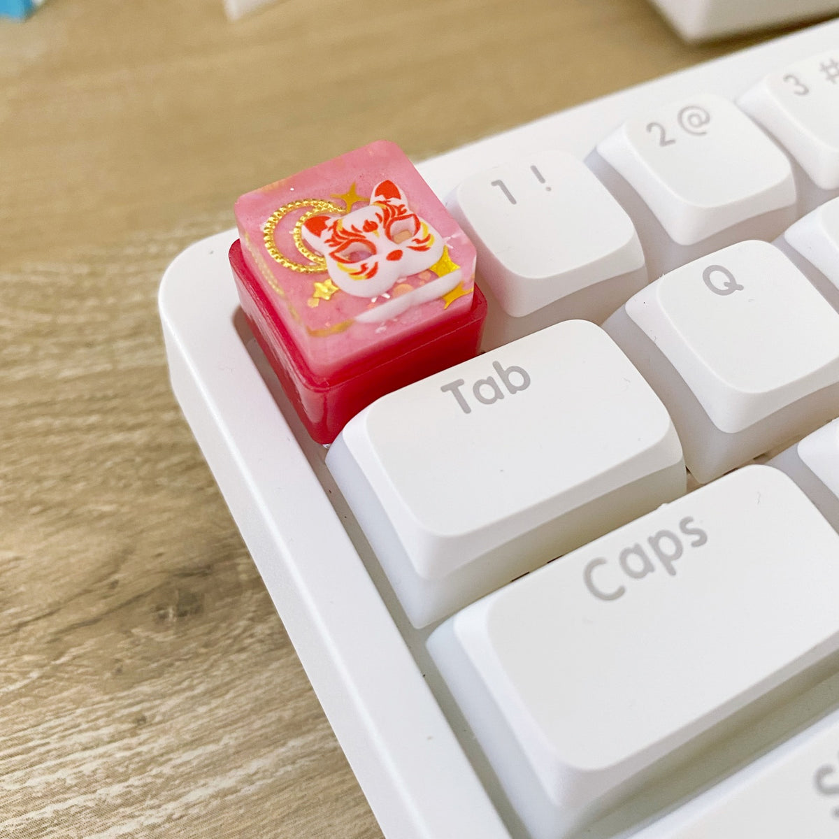 Red Fox 1 Artisan Keycap – MoonNoodleShop